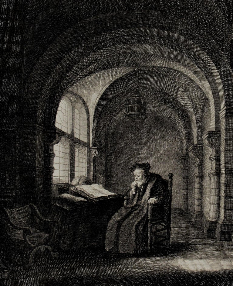 (After) Rembrandt van Rijn - The Philosophe en Meditation at 1stDibs ...