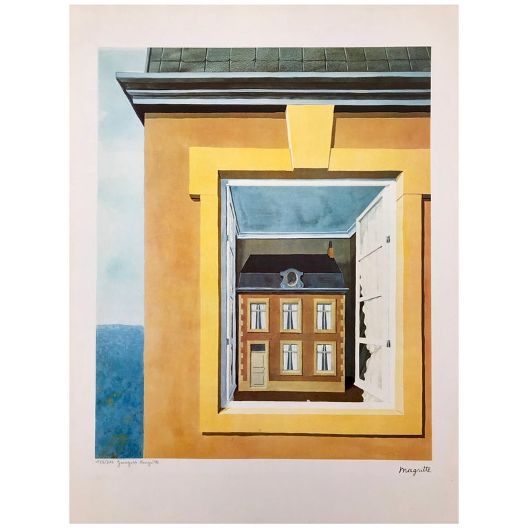 After René Magritte Éloge de la Dialectique, Original Litograph at ...