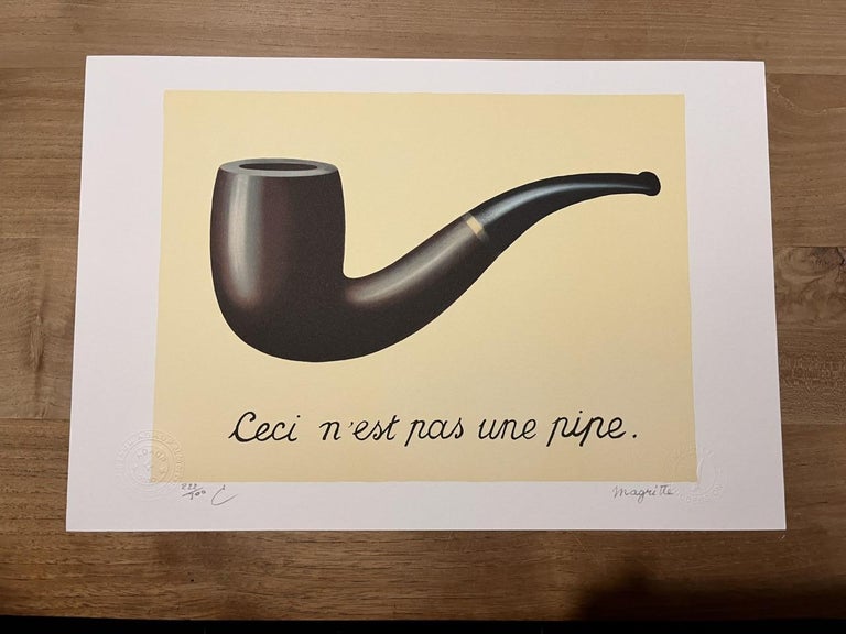 (after) René Magritte - La Trahison Des Images - 20th Century ...