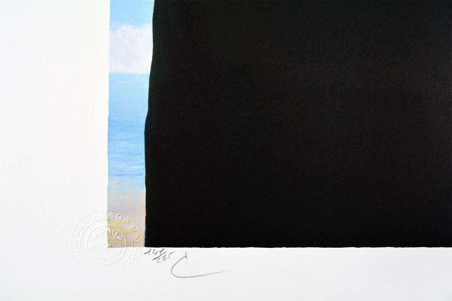 (after) René Magritte - René Magritte - DÉCALCOMANIE, 1966 Edición limitada. Litografía ...