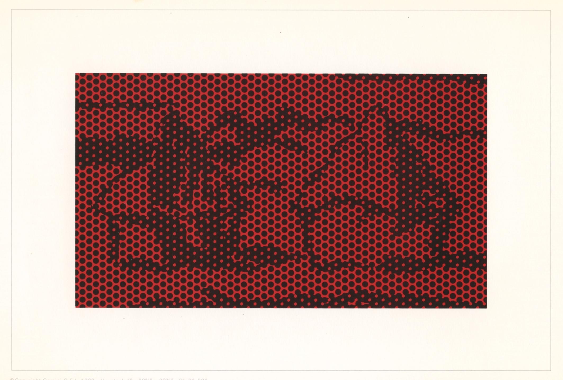 (after) Roy Lichtenstein - "Haystack #6" lithograph For Sale at 1stDibs