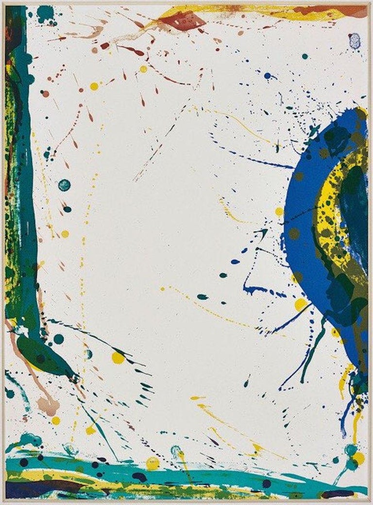 Sam Francis - Untitled, Hand-Signed Limited Edition Lithograph For Sale ...