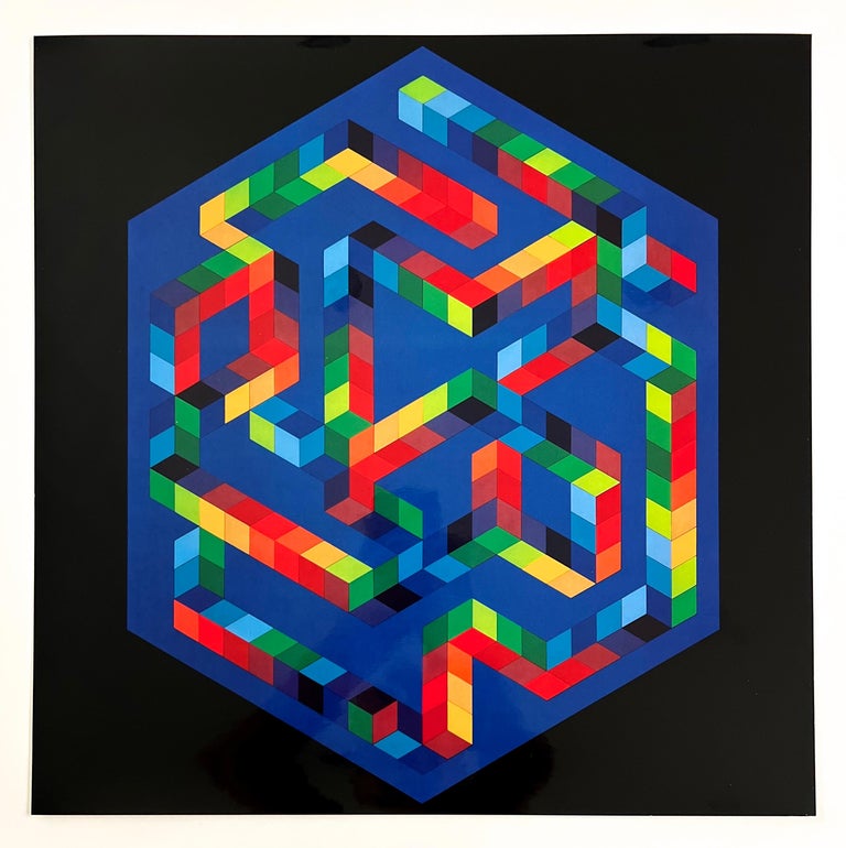 (After) Victor Vasarely - "Babel 3" For Sale at 1stDibs