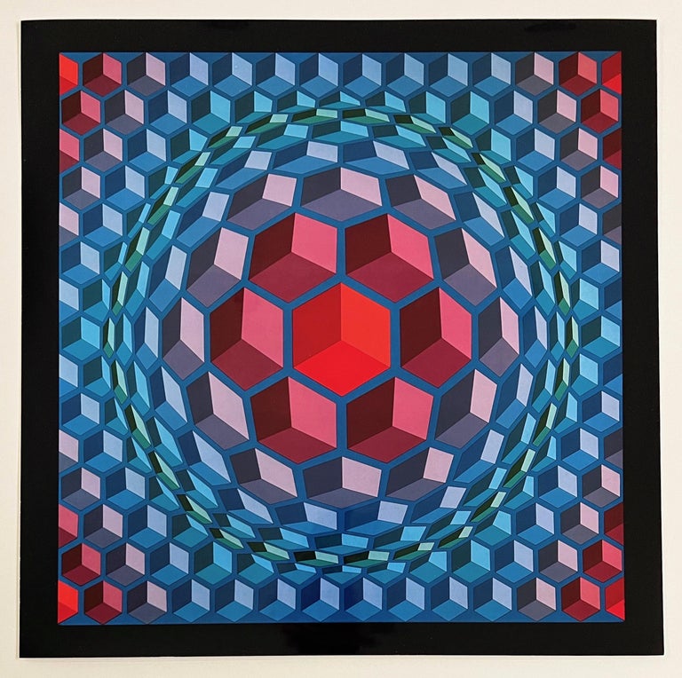 (After) Victor Vasarely - "Cheyt MC-4" For Sale at 1stDibs