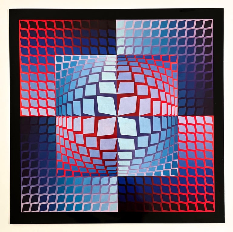(After) Victor Vasarely - "Quasar Zett" For Sale at 1stDibs