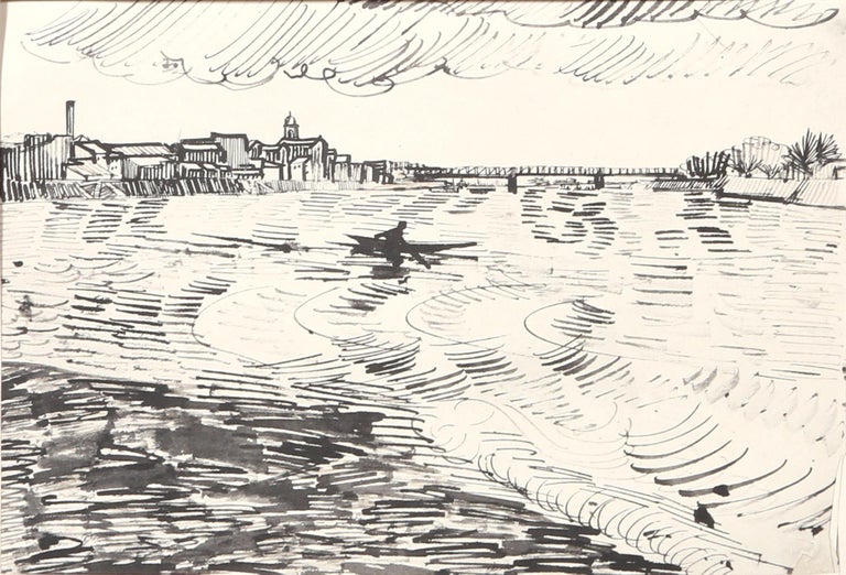 (After) Vincent van Gogh - The Rhone River, 1919, Print by Vincent van ...