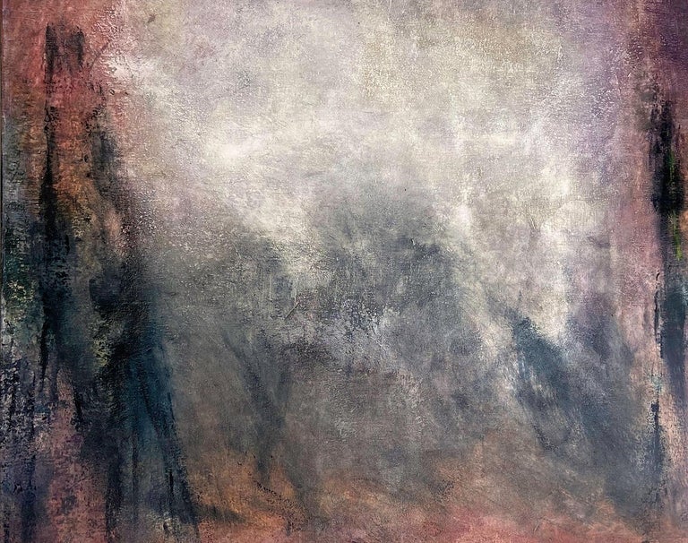 Modern Oil Painting on Canvas 'AG' by Anne Raymond, U.S. 2000 For Sale ...