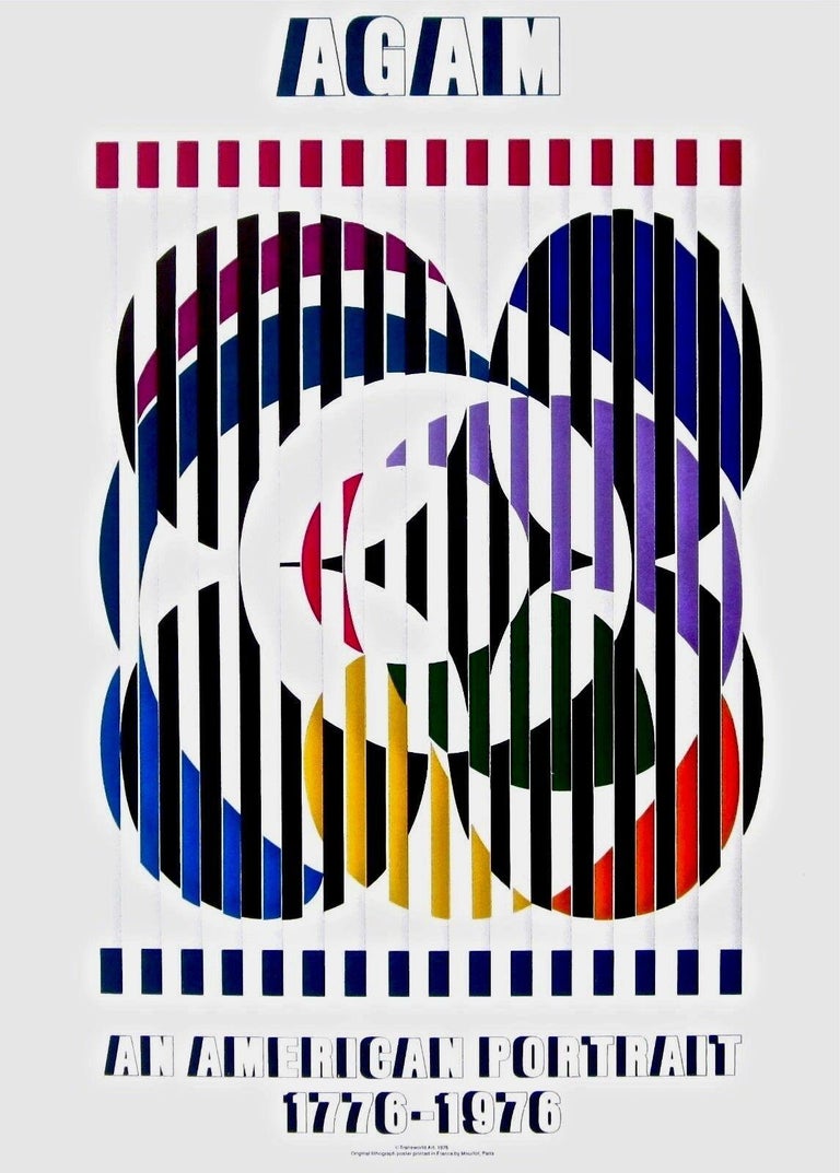 Agam, un portrait américain, 1976 - En vente sur 1stDibs