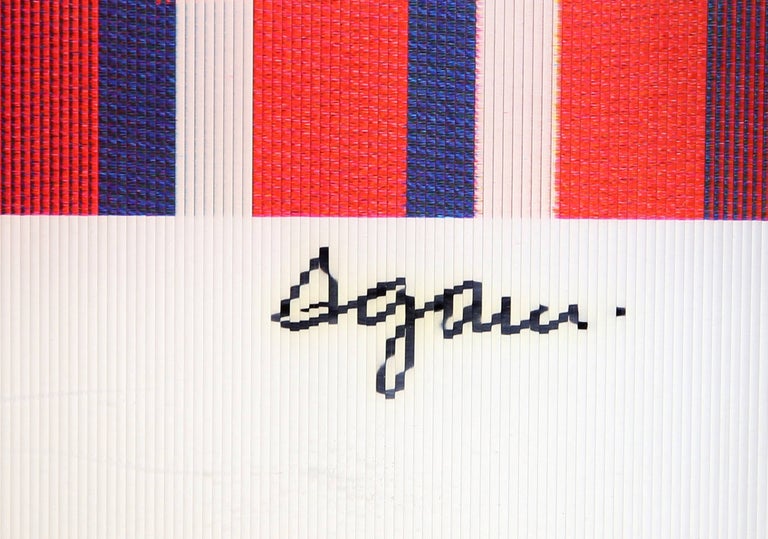 Yaacov Agam - In Deep Prayer, OP Art Agamograph by Yaacov Agam For Sale ...