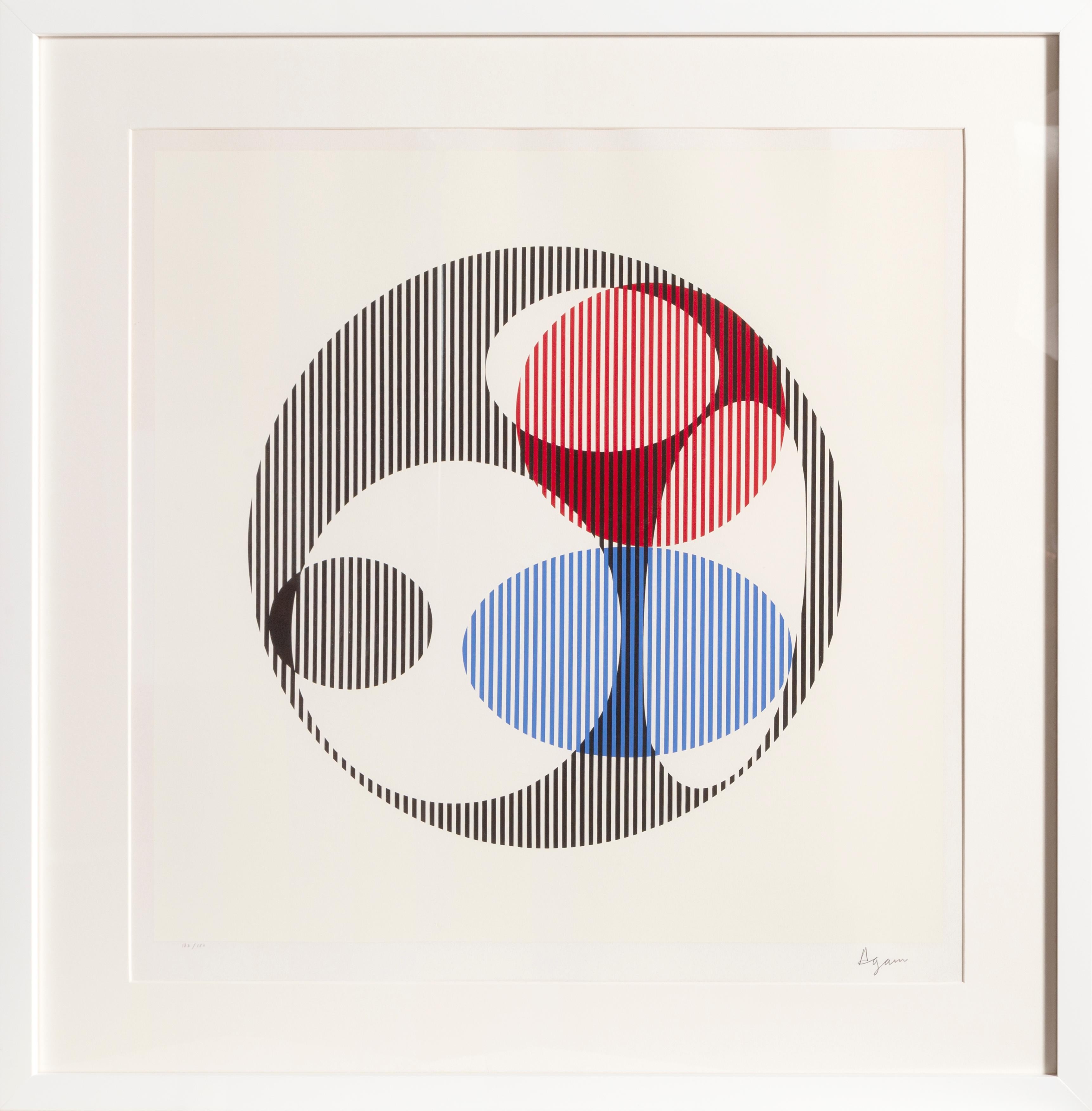 Yaacov Agam - Triple Galaxy, Screenprint by Yaacov Agam at 1stDibs