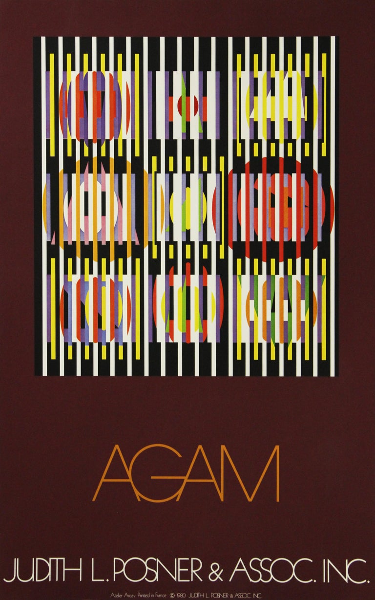 Yaacov Agam - Yaacov Agam-Poster-Atelier Arcay. Printed in France. For ...