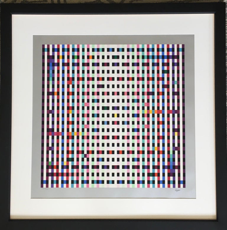 Yaacov Agam - Yaacov Agam 'Untitled' Signed Artist's Proof Geometric ...
