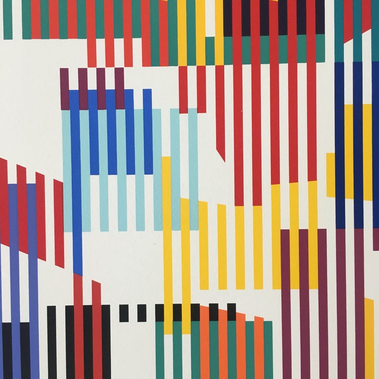Yaacov Agam - Yaacov Agam Untitled Signed, Limited Edition Abstract ...