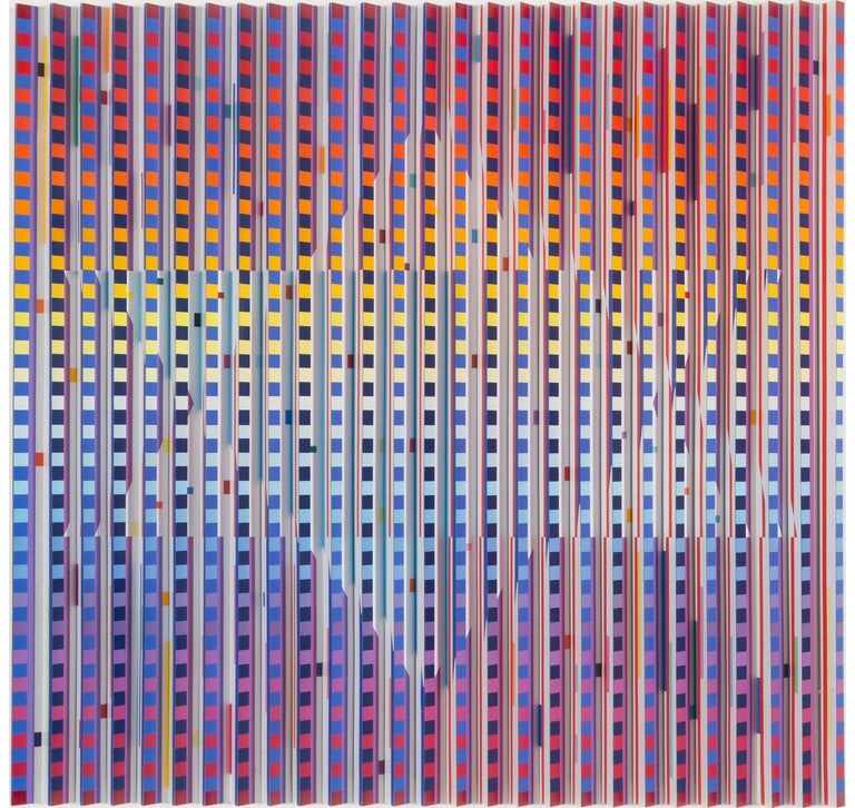 Yaacov Agam - Star of David - kinetic art by Yaacov Agam at 1stDibs