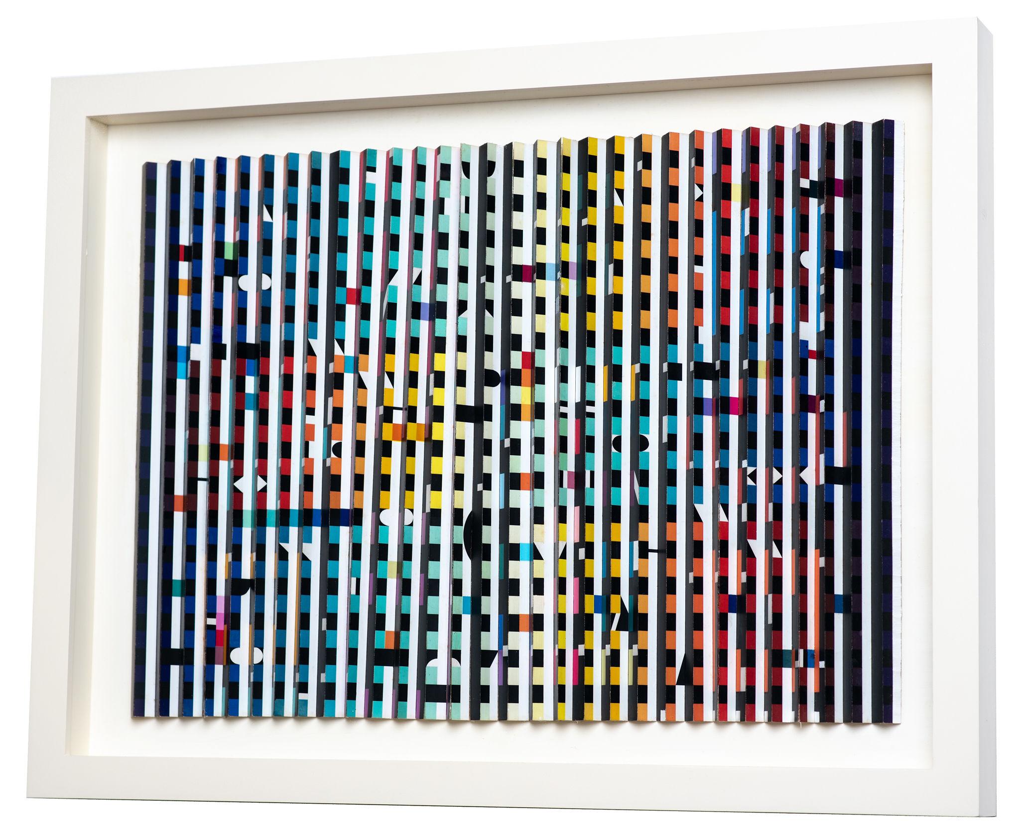 Yaacov Agam - Yaacov Agam, Midnight Light, Kinetic work, colored work ...