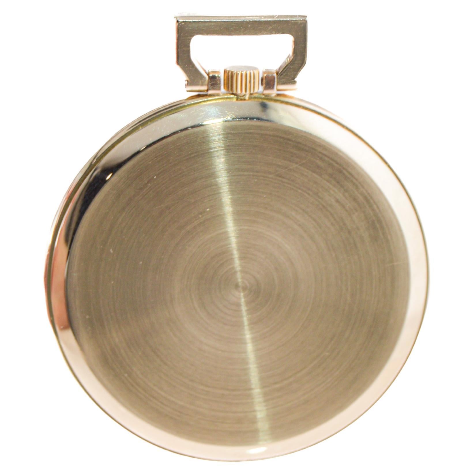 Agassiz 14Kt. Solid Gold Pocket Watch with Period Gold Chain 1930's ...