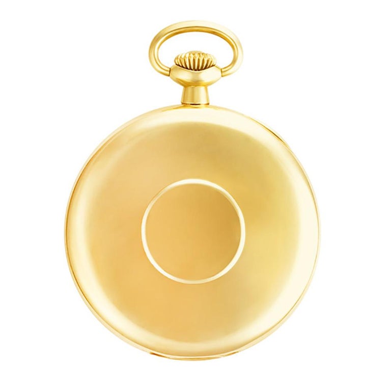 Agassiz Pocket Watch 246181 14k Yellow Gold Manual Watch For Sale at ...