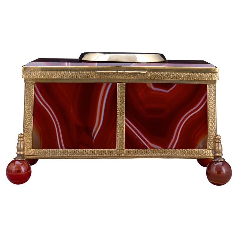 Agate and Micromosaic Box For Sale at 1stDibs