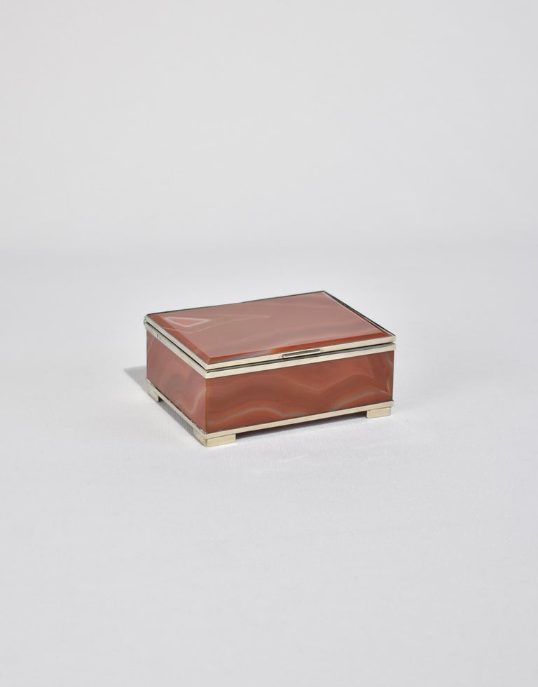 Agate Jewelry Box For Sale at 1stDibs