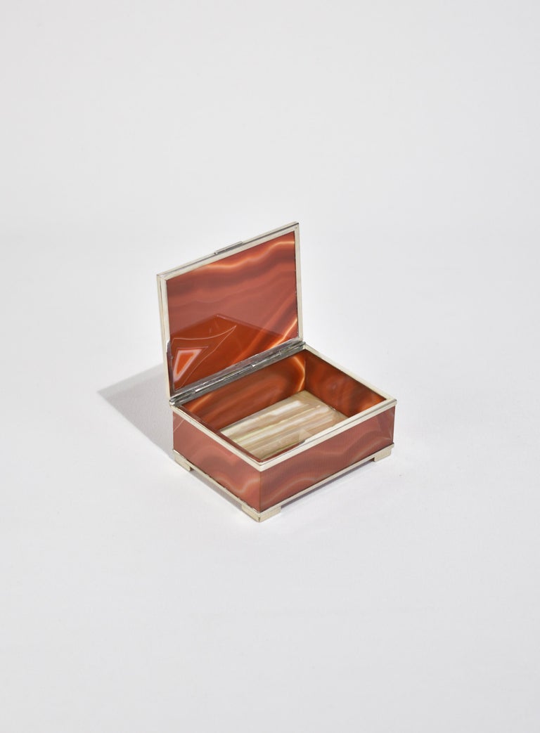 Agate Jewelry Box For Sale at 1stDibs