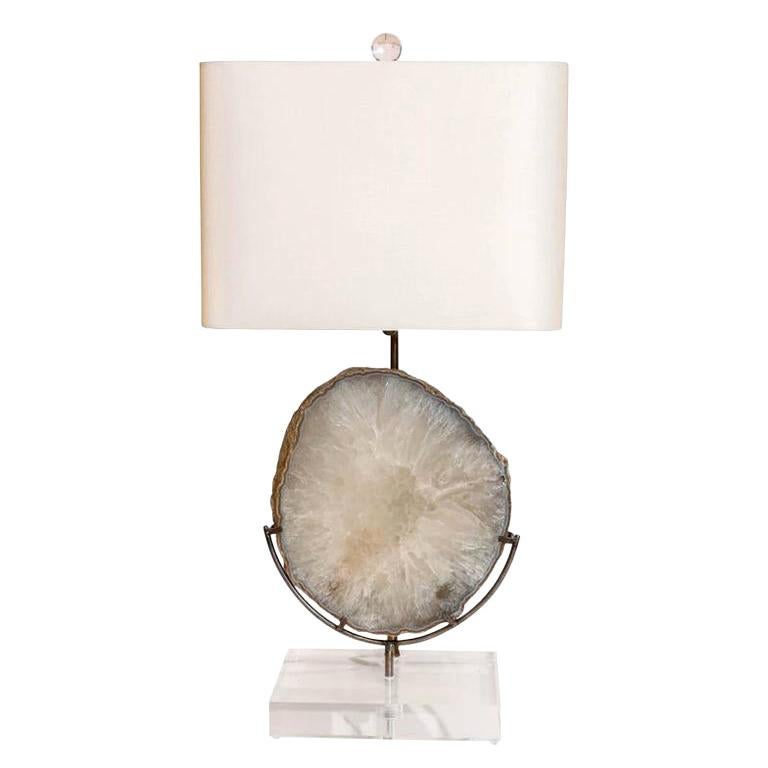 Agate Lamp at 1stDibs | agate lamp base