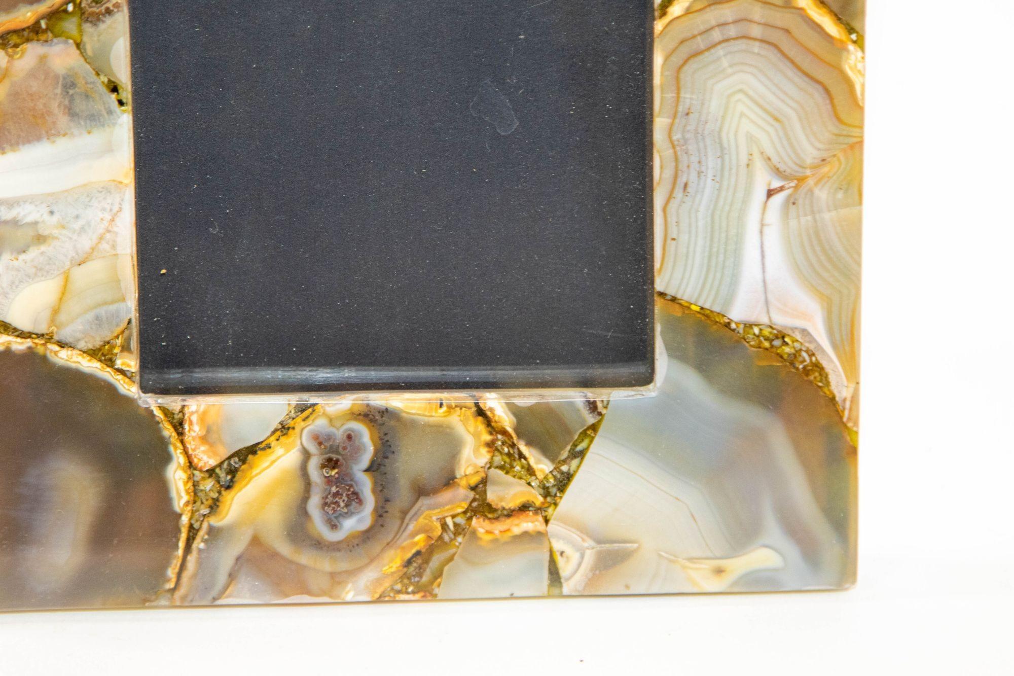 Agate Picture Frame in Pietra Dura inlay Artwork Table Top Photo Frame ...