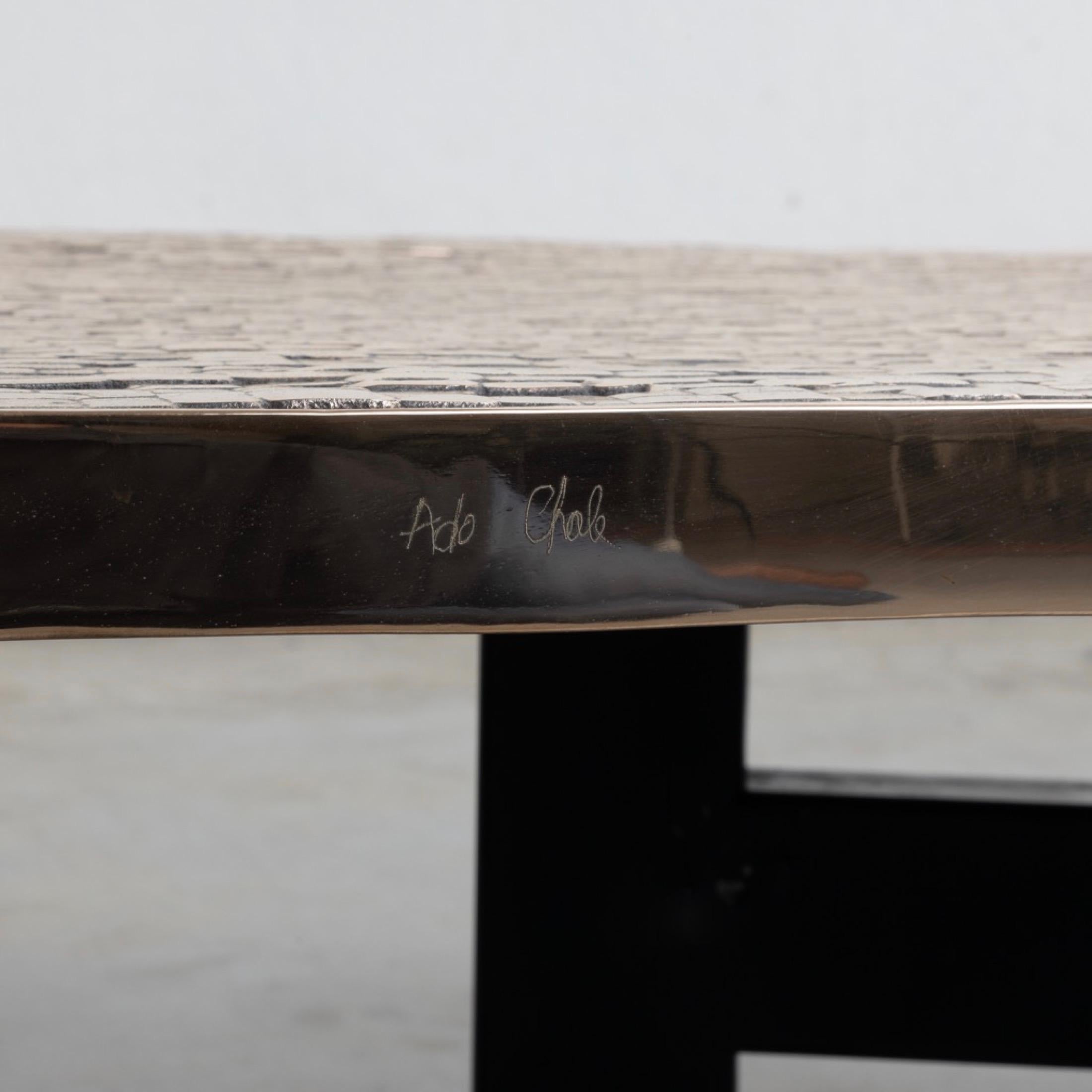 Agate relief by Ado Chale – Cast bronze coffee table at 1stDibs