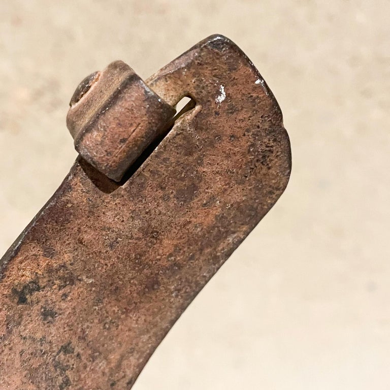 Aged Vintage Western Cowboy Set of Mismatched Spurs Forged Metal ...