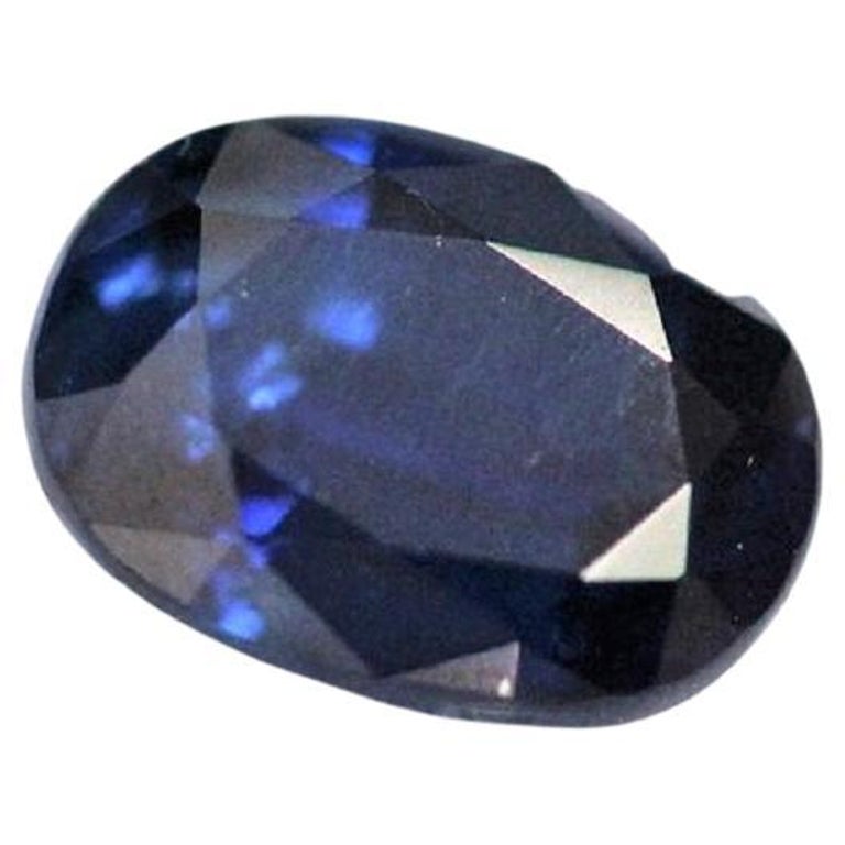 AGL Certified 1.26ct Oval Shape Ceylon Blue Sapphire For Sale at 1stDibs