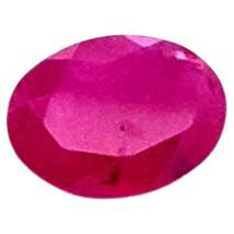 AGL Certified 1.29 Carat Oval Shape Ruby For Sale at 1stDibs