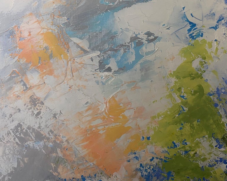 Agnes Nicholson - Forest lake, Painting, Oil on Canvas For Sale at 1stDibs