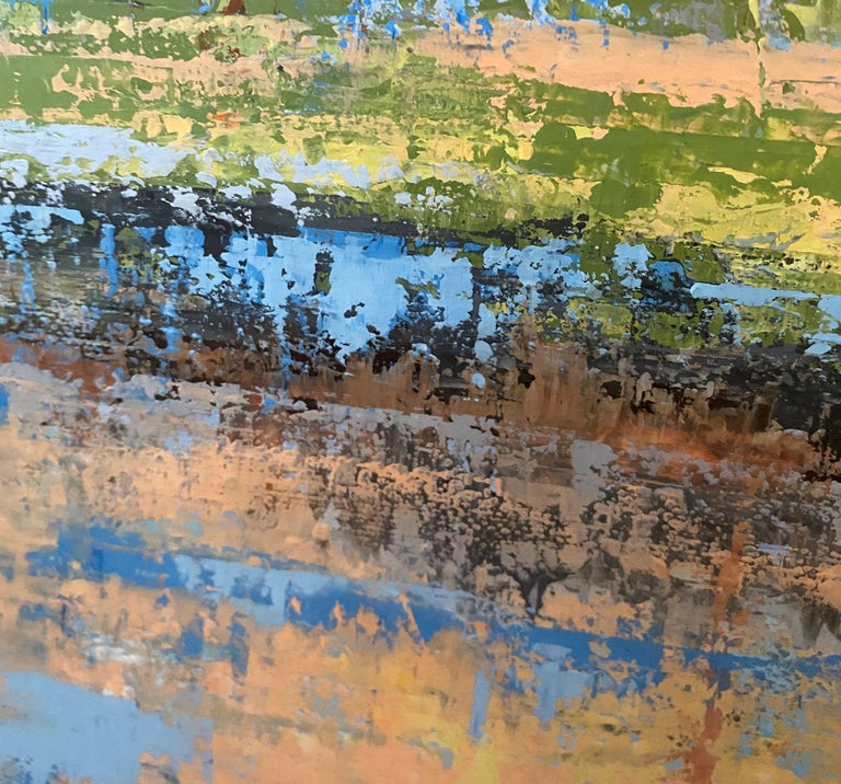 Agnes Nicholson - Forest lake, Painting, Oil on Canvas For Sale at 1stDibs