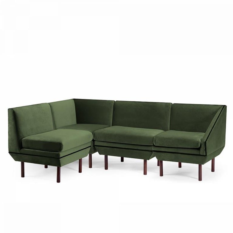 Agnes S Modular Couch Without Arms For Sale at 1stDibs | sofas without arms