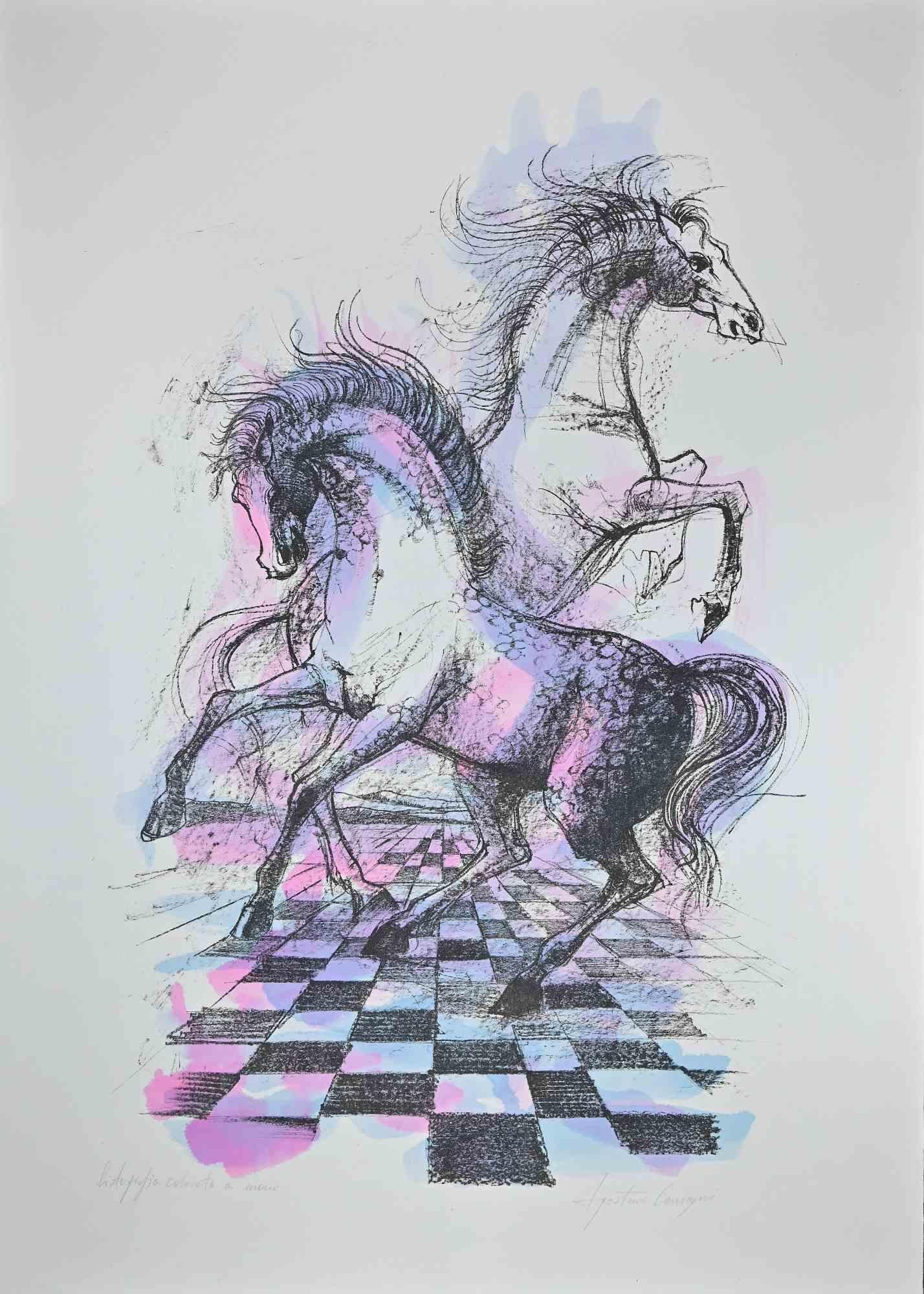 Popo and Ruby Lee - Horses, Lithograph by Popo and Ruby Lee For Sale at ...