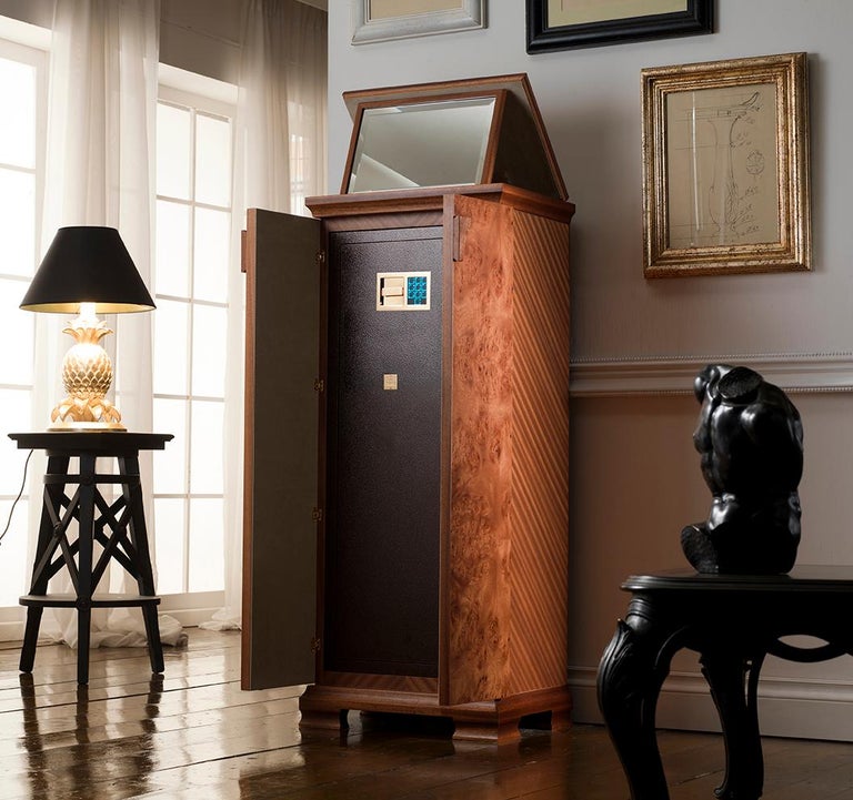 Agresti "Gioia Crema" Contemporary Armored Jewelry Armoire Safe For ...