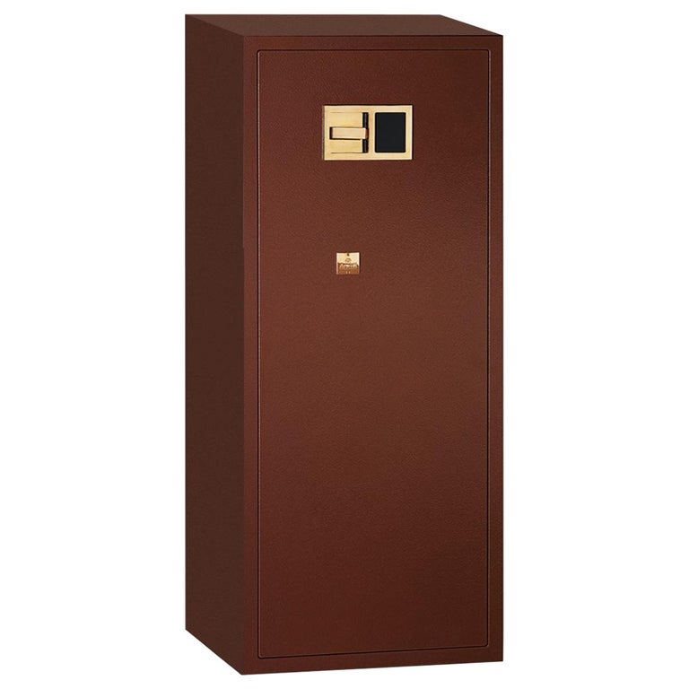Agresti Gioia Metal Safe in Copper For Sale at 1stDibs
