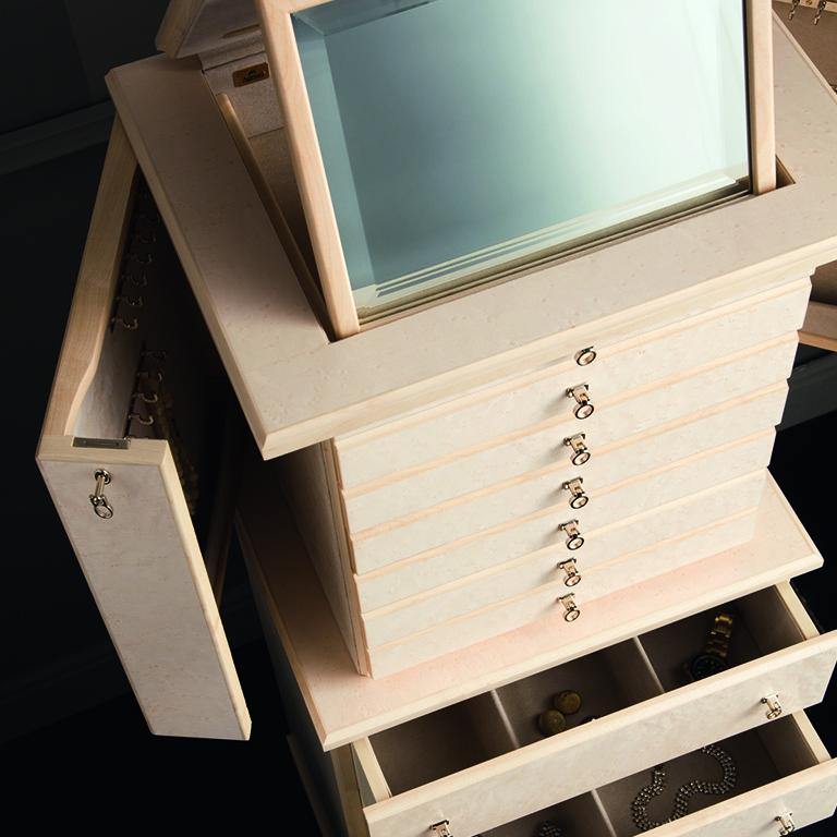 Customizable Agresti Lo Scrigno Jewelry Armoire For Sale at 1stDibs