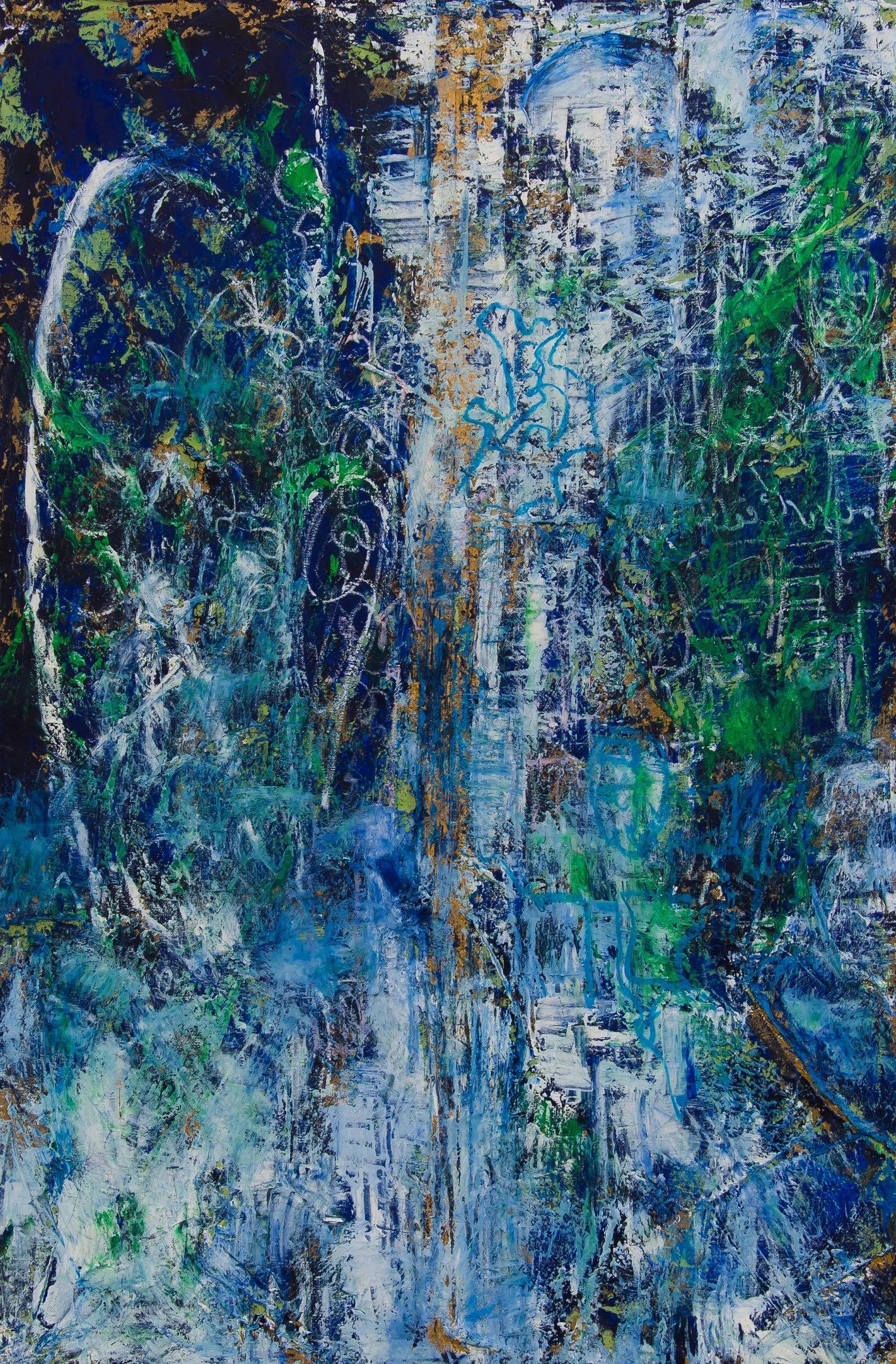 Ahmed Farid - "Colors of Civilization" Painting on canvas and board 173 ...