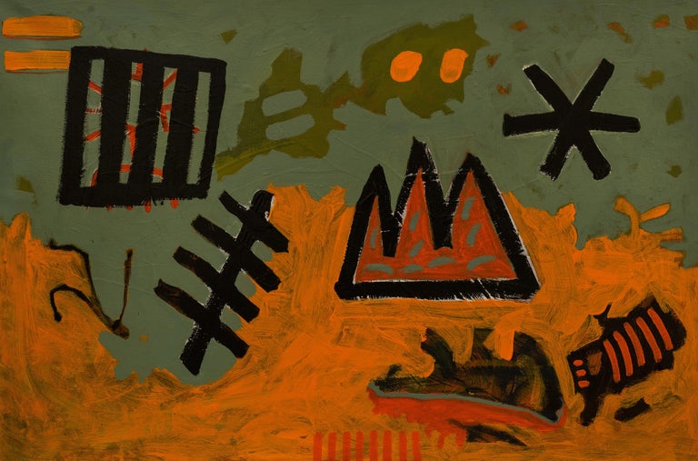 Ahmed Gaafary - "Homeland" Painting 31" x 47" inch by Ahmed Gaafary For ...