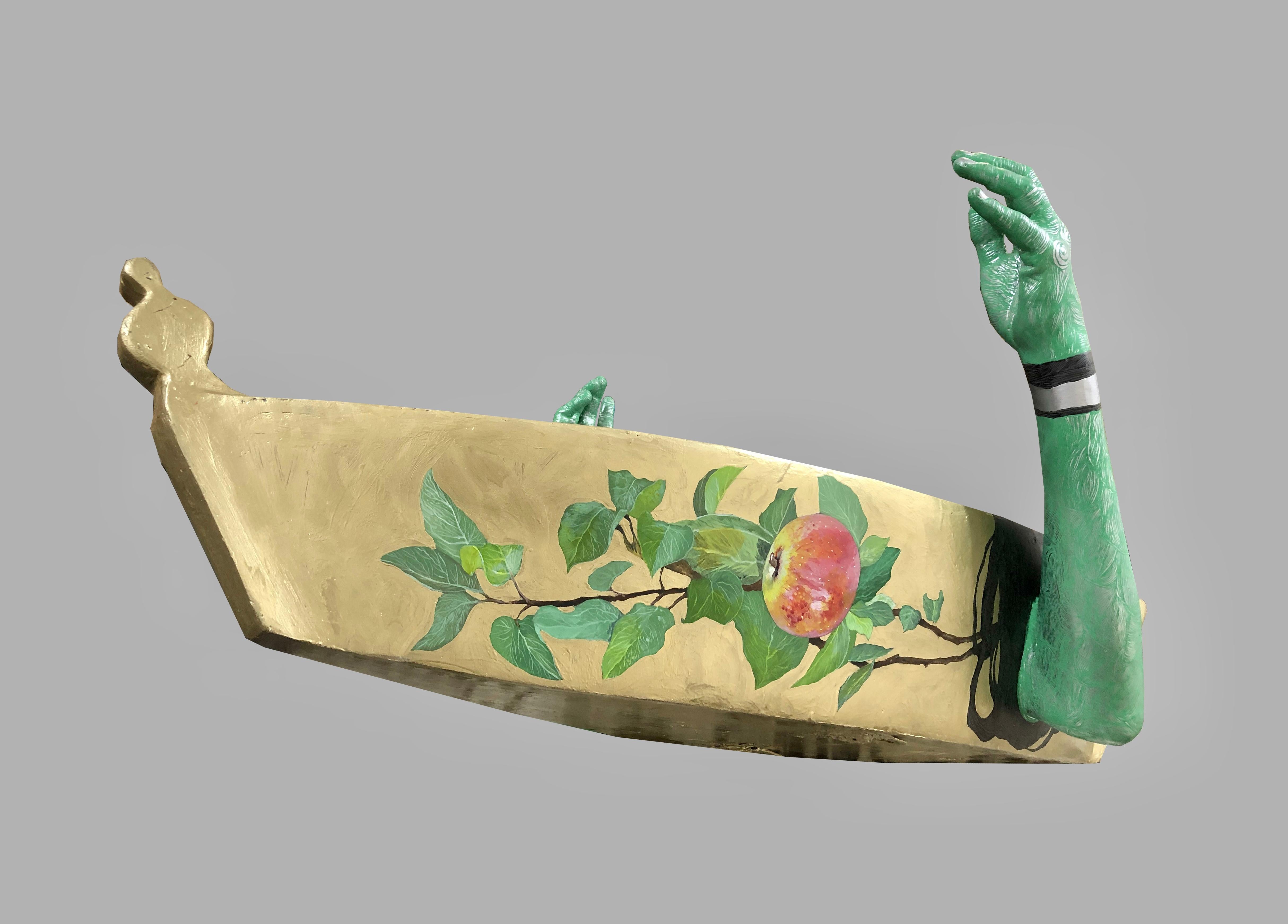 Ahmed Saber - "Soul Boat III" Sculpture 12" x 43" x 7" inch by Ahmed ...