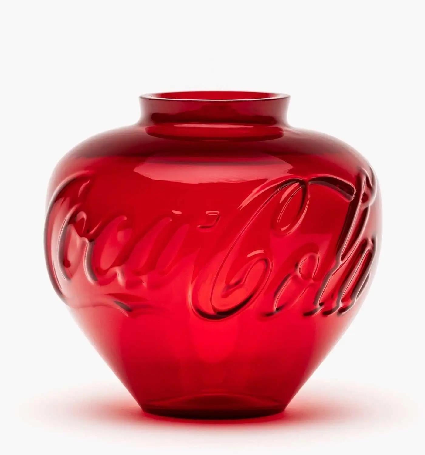 Ai Weiwei - Coca-Cola Glass Vase For Sale at 1stDibs