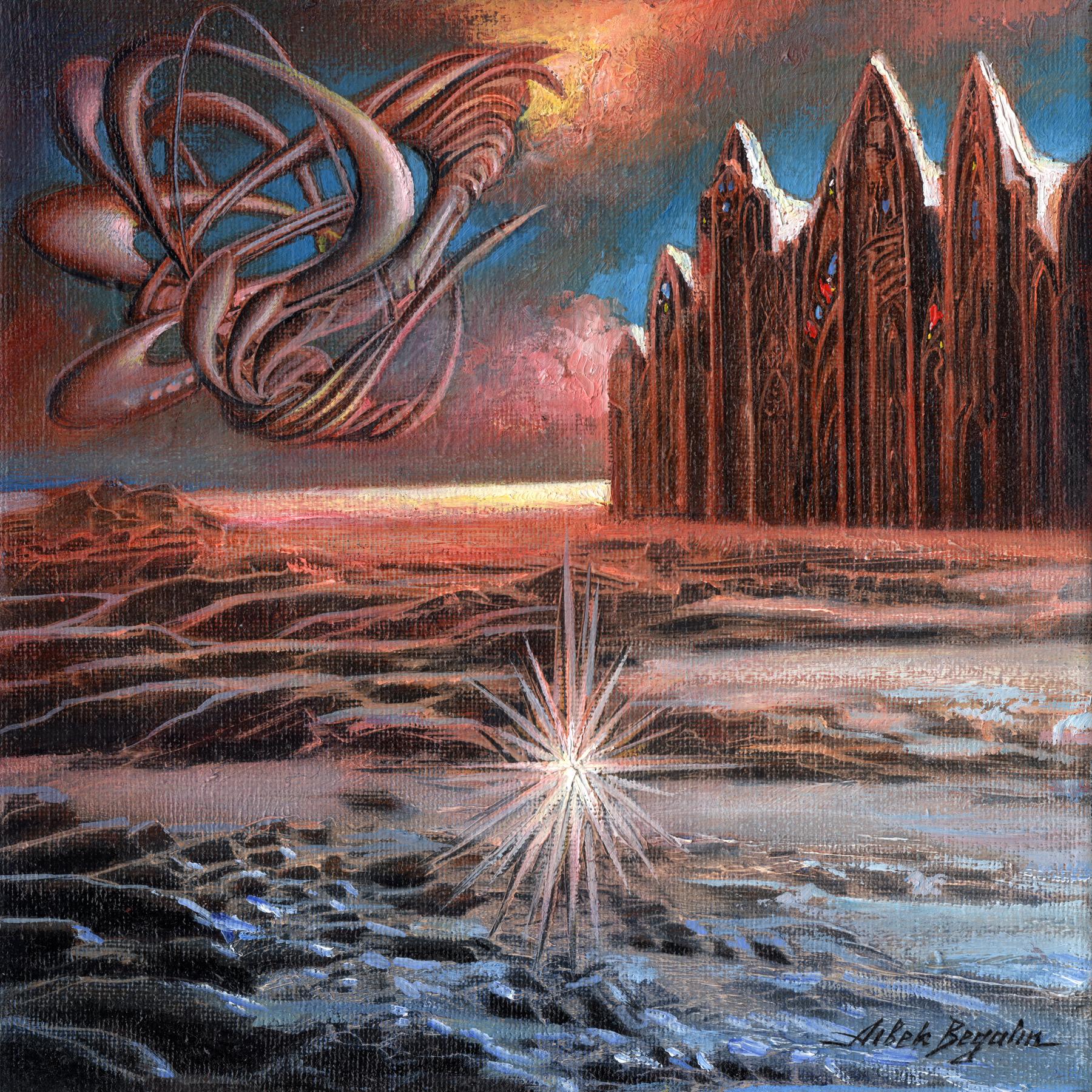 Aibek Begalin - Journey, Original Oil Painting, One of a Kind For Sale ...