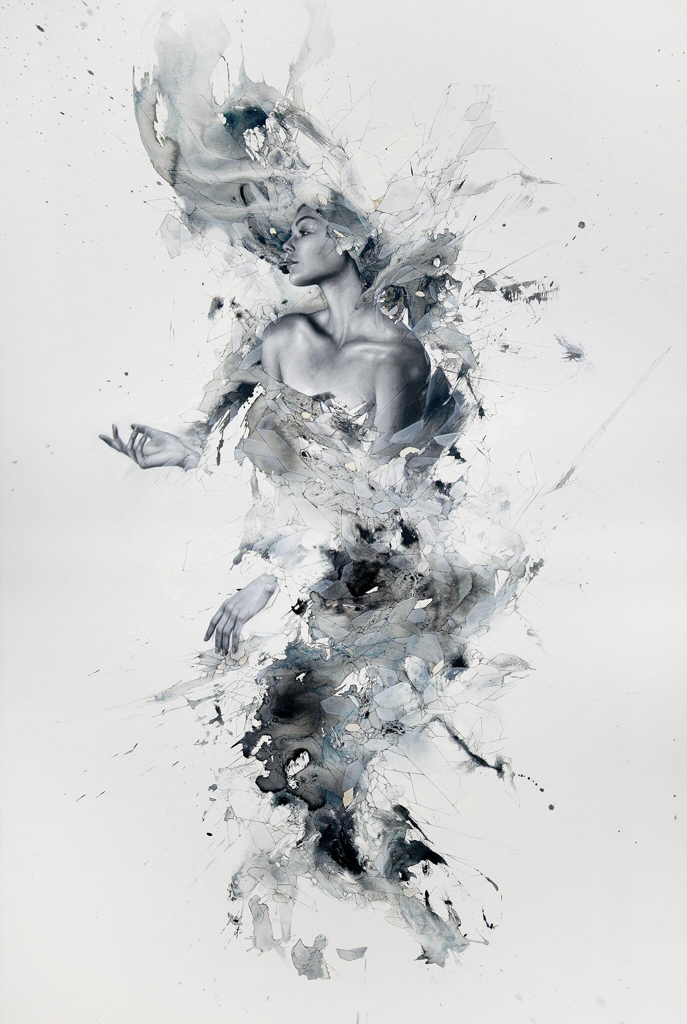 Aiden Kringen - Ritual 9, Original Oil and Acrylic Painting For Sale at ...