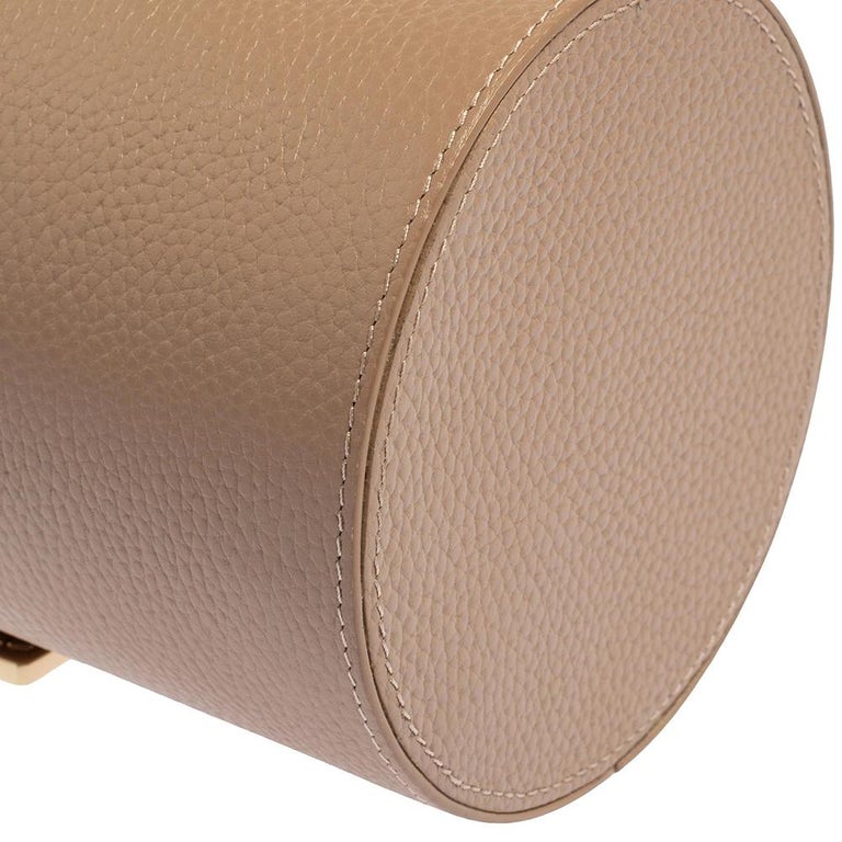 Aigner Beige Leather Box Bag For Sale at 1stDibs