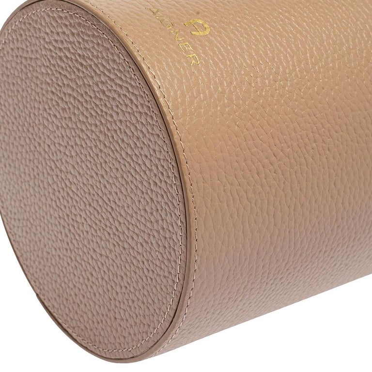 Aigner Beige Leather Box Bag For Sale at 1stDibs