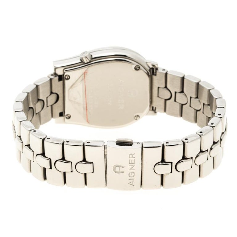 Aigner White Stainless Steel A02100 Men's Wristwatch 33MM For Sale at ...