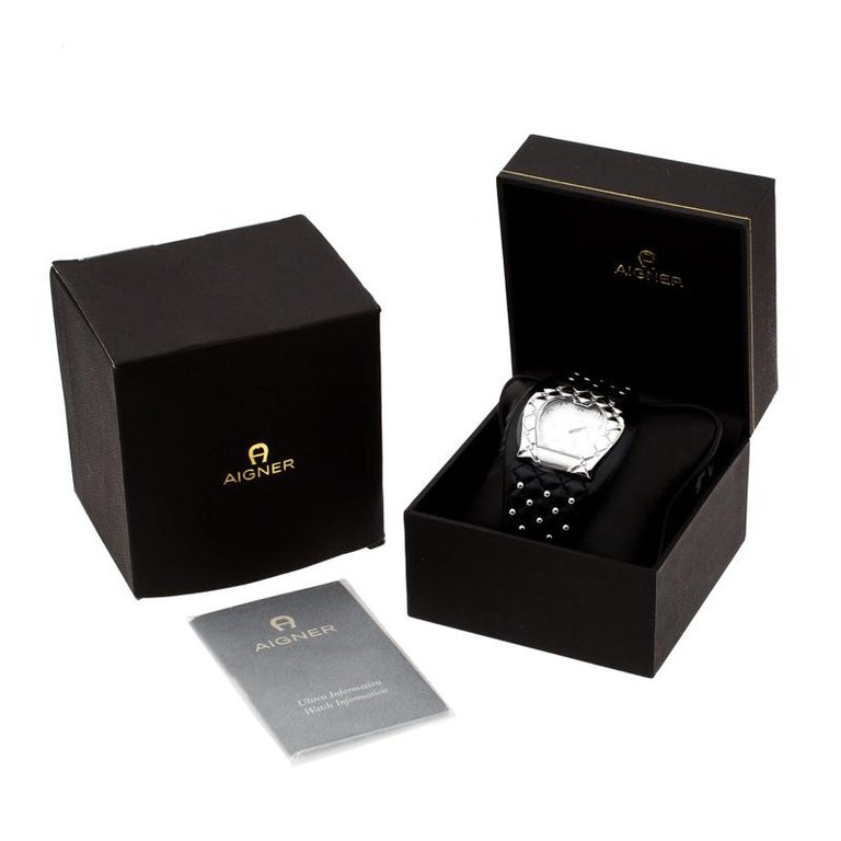 Aigner White Stainless Steel L'Aquila A41200 Women's Wristwatch 36 mm ...