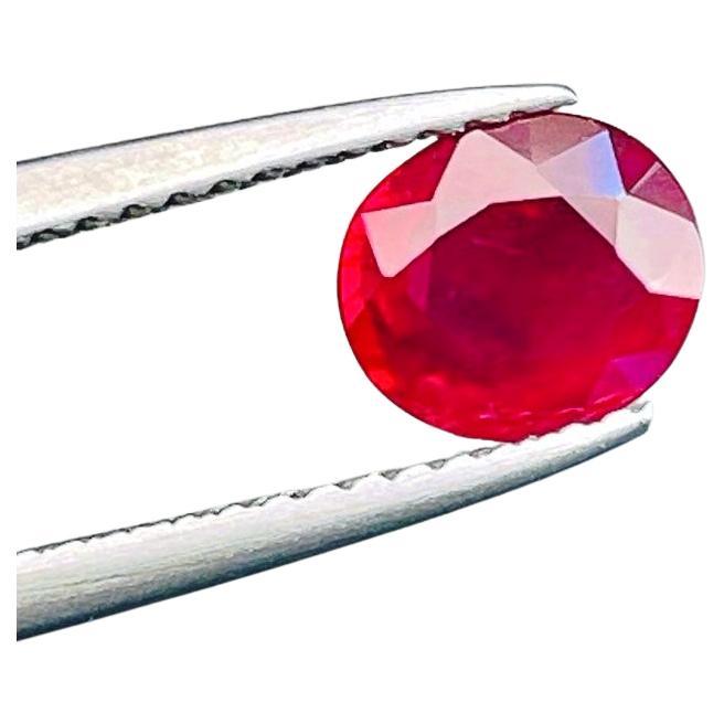 A Pair of 1 Carat Unheated Burmese 'Pigeons Blood' Rubies For Sale at ...