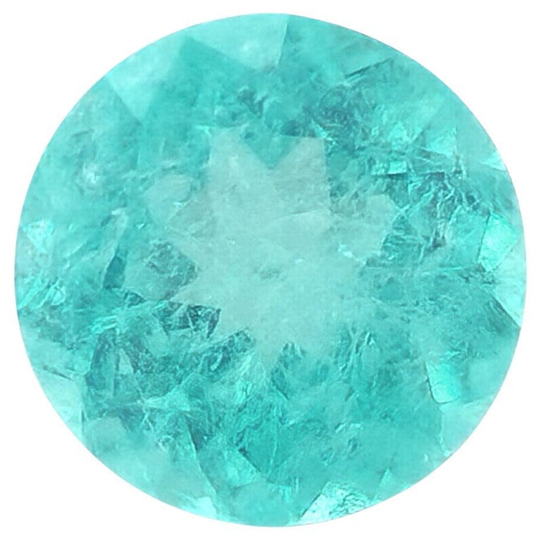 AIGS Certified 0.43 Carat Neon Blue Brazilian Paraiba Tourmaline Loose ...