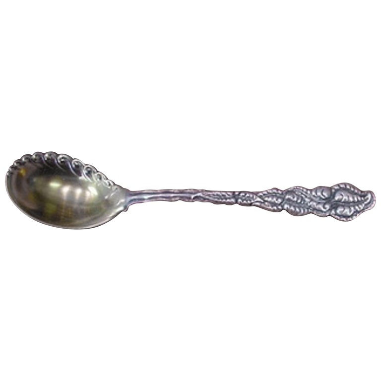 Ailanthus by Tiffany and Co Sterling Silver Sorbet Spoon GW Ruffled ...